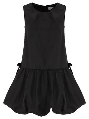 GEORGETTE Coco Mini Dress - Black