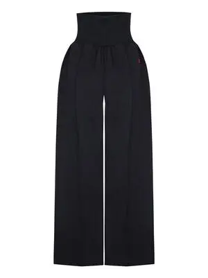 PCFG Folded Waistband Relaxed Fit Sweatpants - Black