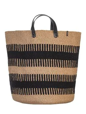 MIFUKO Pamba Large Market Basket - Black/brown