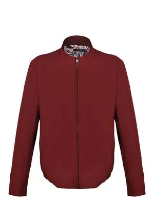 DAVID WEJ Ashford Relaxed Zip-through Jacket - Red