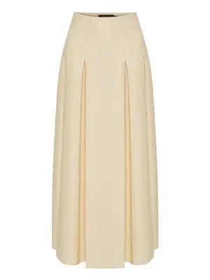 EXQUISE Hadley Midi Skirt - Yellow