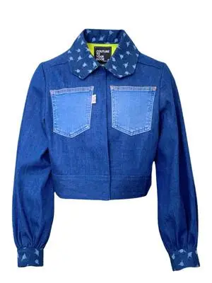 COUTURE TO YOUR DOOR Upcycled Denim Jacket - Blue