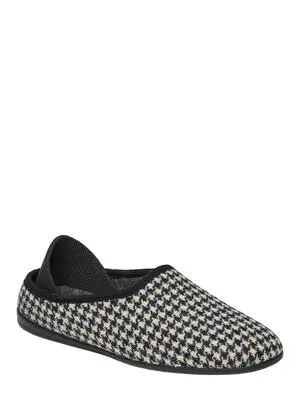 BEDROOM ATHLETICS Harry Harris Tweed Sling Back Slippers - Black