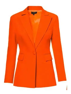 BLUZAT Slim Fit Blazer - Orange