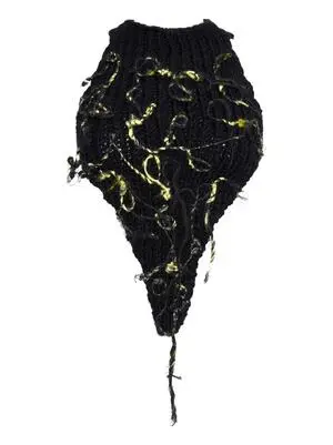 SARAH REGENSBURGER The Moon Knit Top - Black