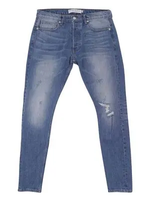BRADFORD ROW Neptune Slim Fit Tapered Jeans - Blue