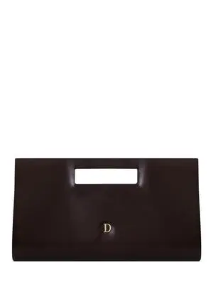 D’lueur Atelier Leather Bag With Gold Tone Hardware - Brown