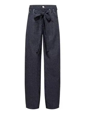 CÓTIER DENIM Vela Wide Leg Denim Pants - Blue