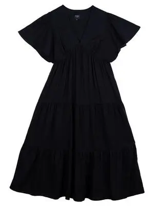 LO NEEL Hanna Maxi Gown - Black