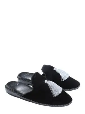 Not Just Pajama Classic Handmade Slippers - Black