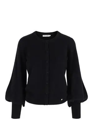 TIRILLM Ava Cashmere Cardigan - Black