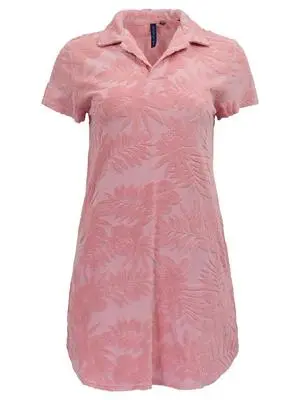 LORDS OF HARLECH Josephine Terry Toweling Dress - Pink