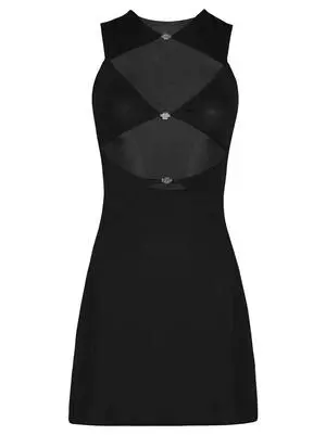 OW Chiara Cut Out Mini Dress - Black