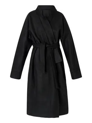 LIA ARAM Belted Wool Coat