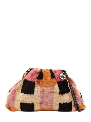 SJW BAGS LONDON Victoria Ikat Pouch Bag - Pink
