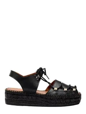 NAGUISA Cima Espadrille Black