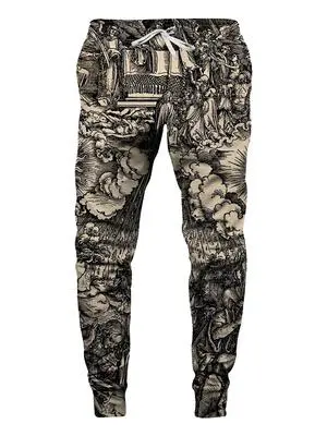 ALOHA FROM DEER Durer Series Fifth Seal Sweatpants - Brown