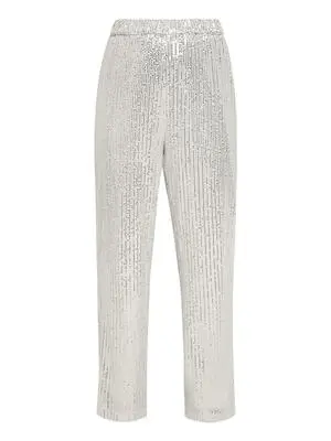 ATS THE LABEL Tyra Sequins Pants - Silver