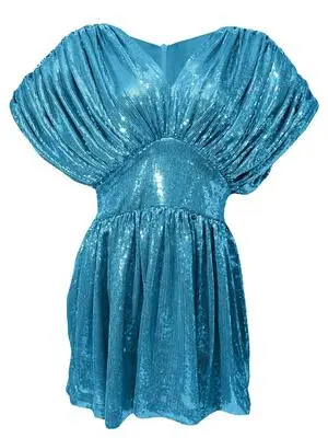 JULIA CLANCEY Zowie Mini Dress - Blue