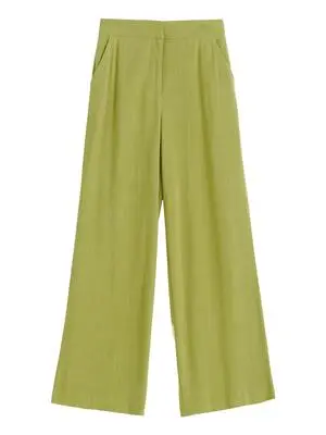 LOUCHE Tilde Linen Mix Straight Leg Trouser