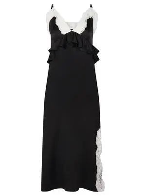 LISA THE LABEL Rosie Slip Dress - Black