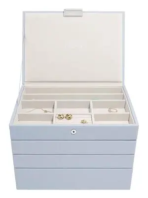 STACKERS Classic Jewelry Box Set Of Four - Blue
