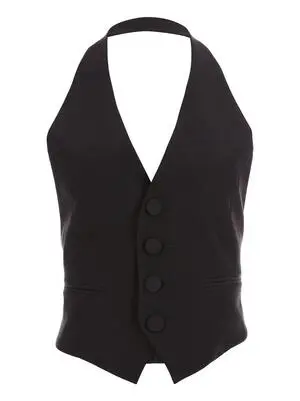 CAVANAGH BAKER Halter Vest - Black