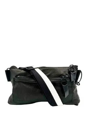 LYNN TALLERICO Leather Sling Bag - Black