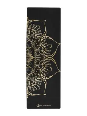 SHAKTI WARRIOR Sahasrara Cork Yoga Mat - Black