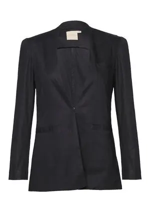 REISTOR Cotton Blazer - Black