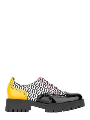 EMBASSY LONDON USA Artisan Hexa Oxford Platform Shoes - Black