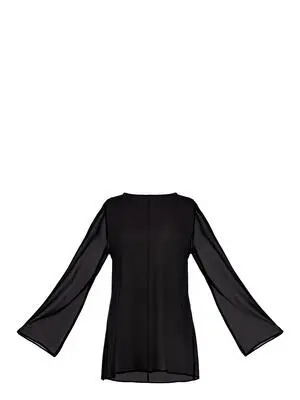 THE ETHOS STUDIO Ana Blouse-dress - Black