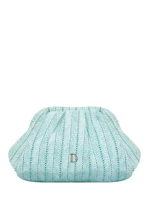 D’lueur Atelier Woven Handheld Bag - Blue