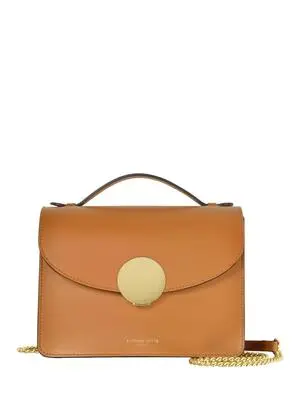 LE PARMENTIER Ondina Top Handle Shoulder Bag - Brown