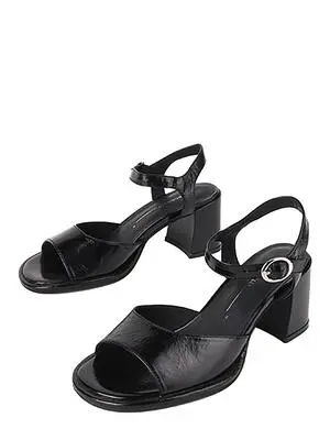 Intentionally Blank Astro Heeled Sandal - Black