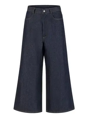 CLOTHES BY LOCKER ROOM Wide-leg Denim Jeans - Blue