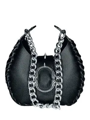 RUJ HERITAGE Mini Hobo Bag - Black