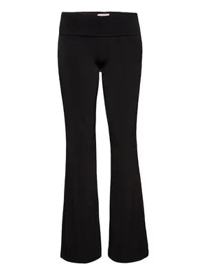 LOVE AND NOSTALGIA Stretch Crepe Knit Pant - Black