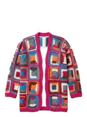 Saachi Crochet Marrakesh Short Jacket - Orange