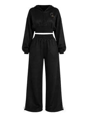 OFUURE Fleece Hoodie And Sweatpants Set - Black