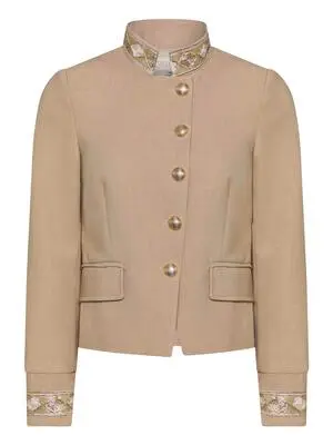 GUINEA Military Style Jacket - Yellow