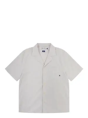 USKEES Neutrals Cuban Shirt Ecru - Beige