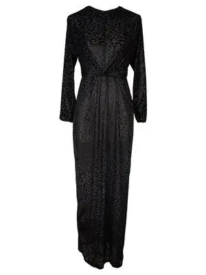 JENNAFER GRACE Twist Front Maxi Dress - Black