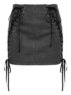 THE COOLGIRL NYC Niki Mini Skirt - Grey