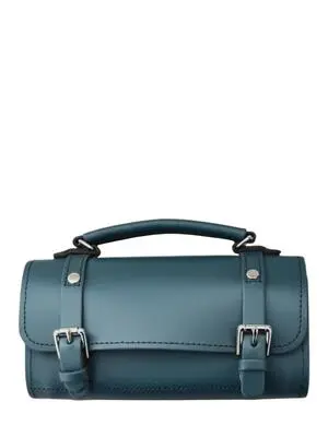 ZATCHELS Handmade Leather Bowler Bag - Green
