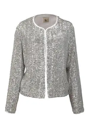 SMART AND JOY Glitter Jacket - Grey