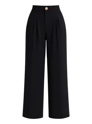 MONLICIA Elara High-Waist Pleated Trousers