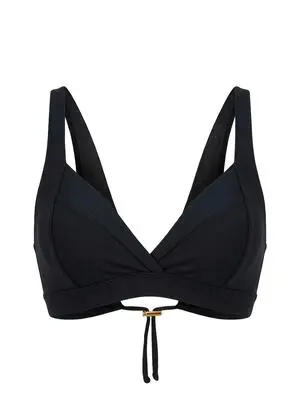 SEROTONE SWIM The Plunge Swim Bra - Black