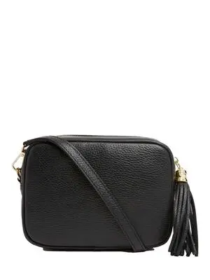 BETSY & FLOSS Verona Crossbody Bag With Tassel - Black