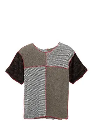 PALOMA LIRA Upcycled Patchwork Knitted Top